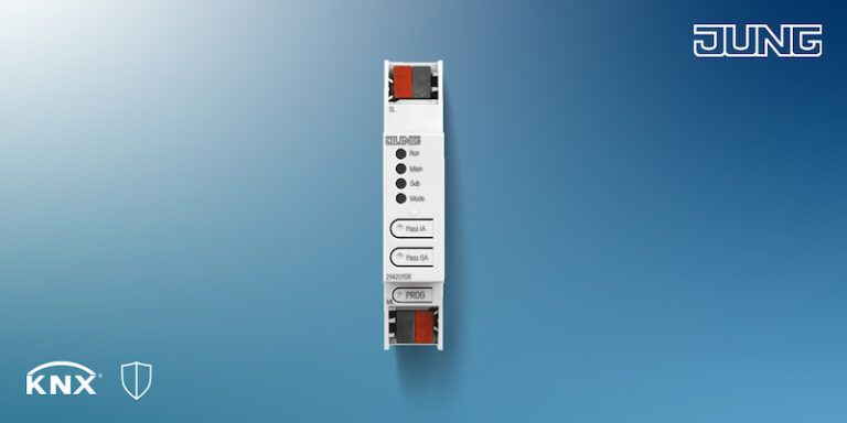 JUNG offers secure connection in the smallest space with new KNX area ...