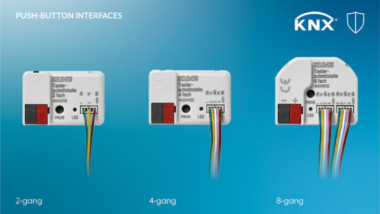 JUNG offers KNX push-button interfaces in three variants – KNXtoday